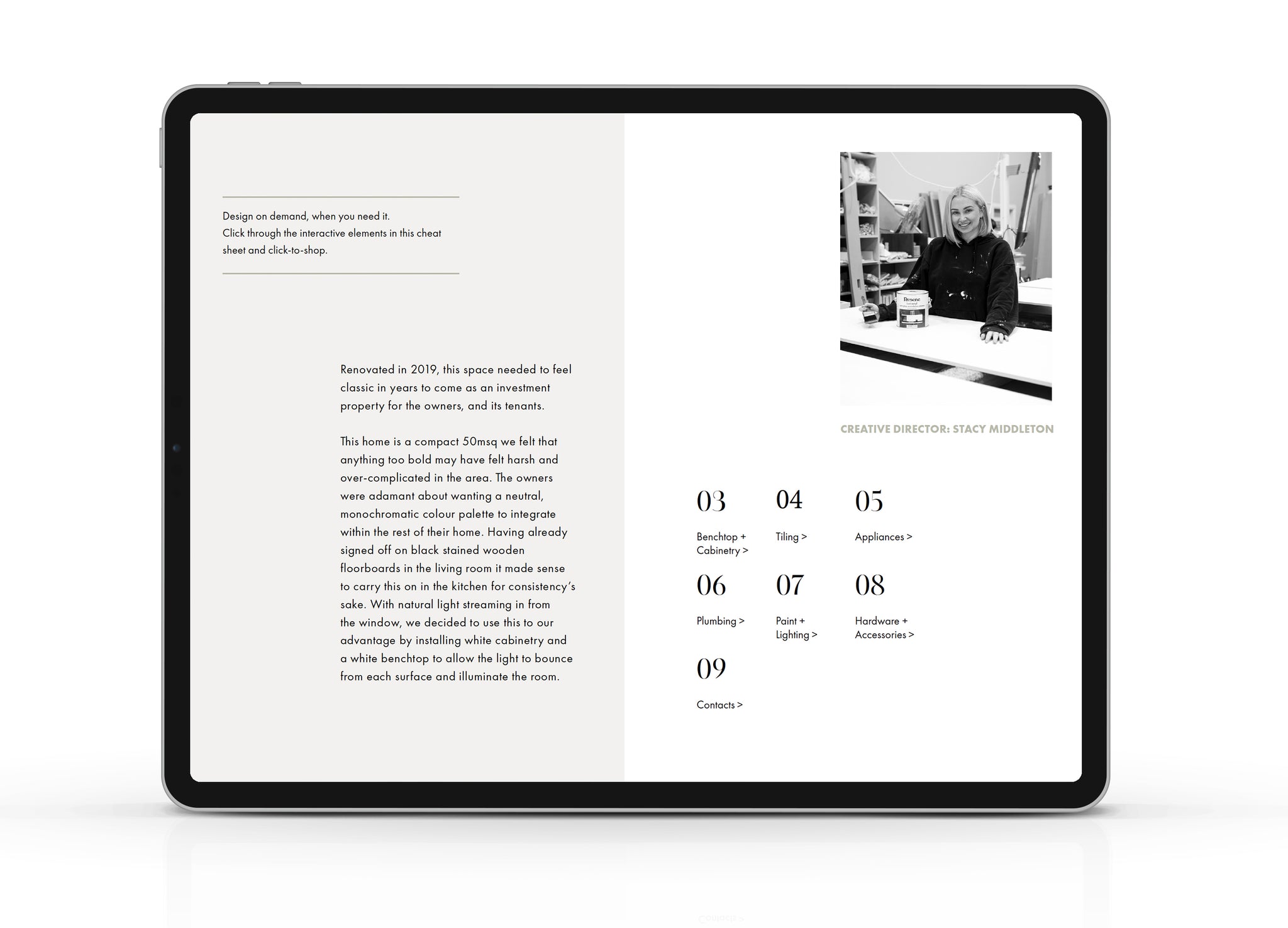 Classic Minimal Kitchen Cheat Sheet – Stacy Middleton